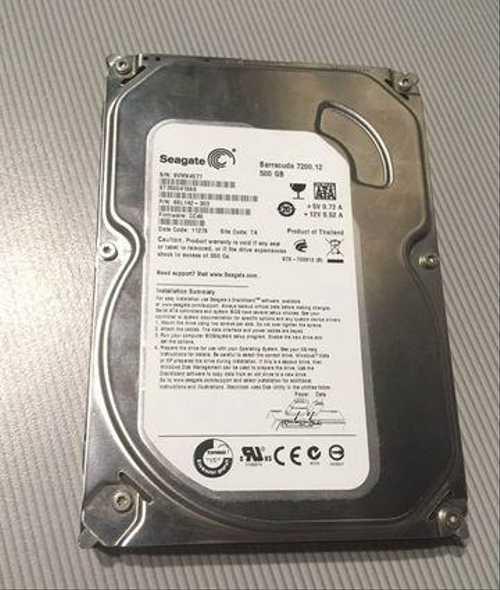 Жесткий диск Seagate 500 gb Barracuda 7200. 12