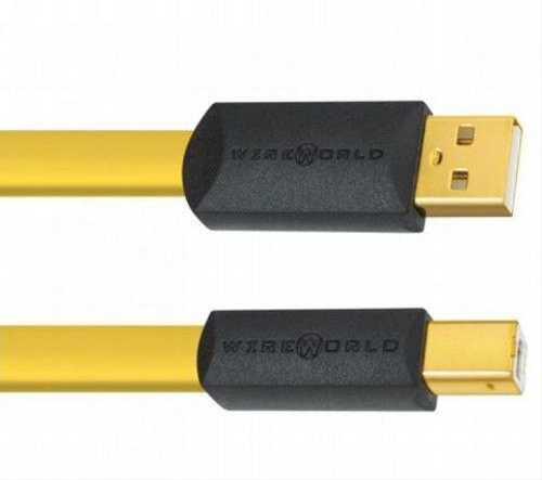 Кабель Wireworld Chroma 8 USB 2 A-B Flat Cable 2m