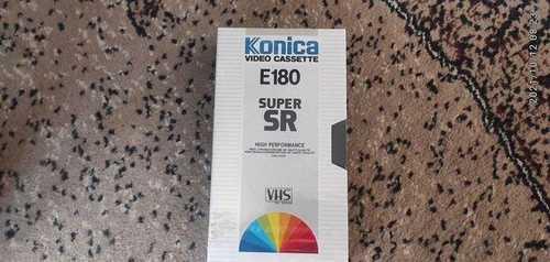 Видеокассета konica e180 vhs новая