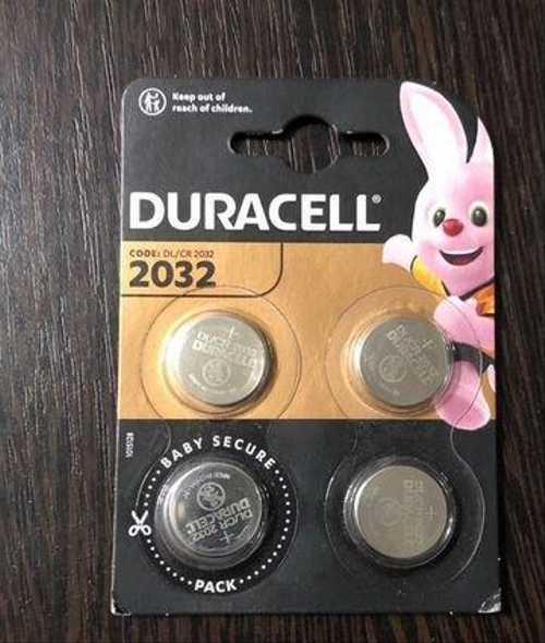 Батарейки duracell CR2032