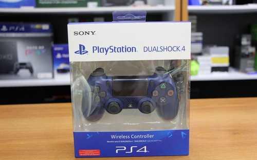 Джойстик PS4 Dualshock 4 Midnight Blue