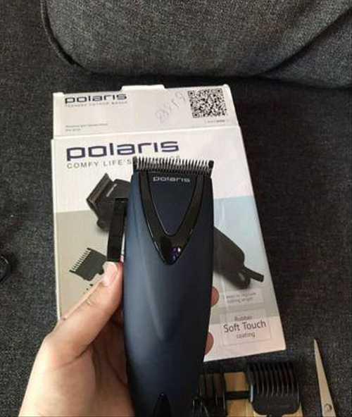 Машинка для стрижки волос polaris phc 0714 синий