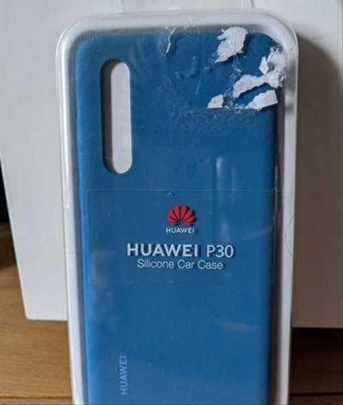 Чехлы Huawei p30 car case и pu carbon black