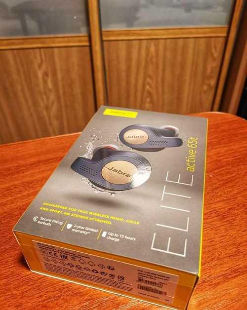 Bluetooth гарнитура Jabra Elite 65t Active Синие