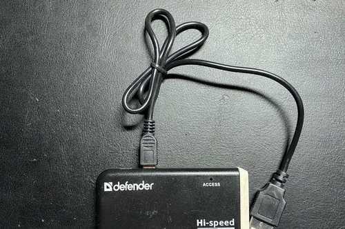 USB-концентратор/разветвитель Defender 4 разъема
