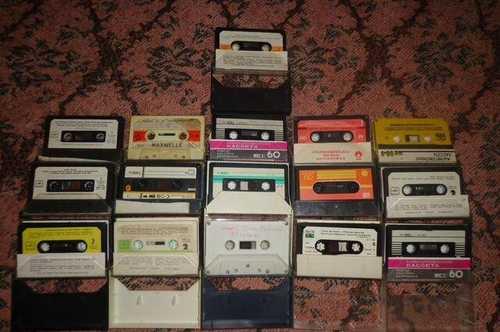 Аудиокассеты разные СССР,раритет 80е 90г