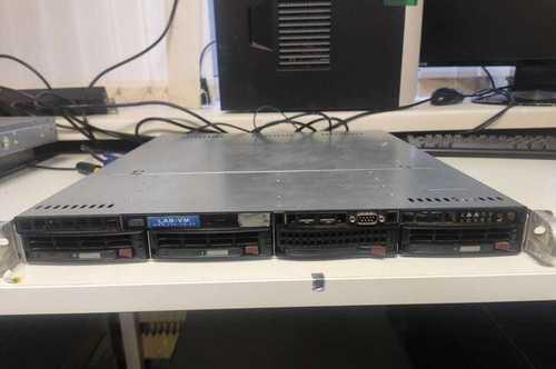 Сервер Supermicro 5015B-MT X7SBI xeon x3320/8gb/50
