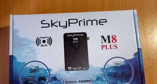 Спутниковый ресивер SKY prime M8 HD plus (подарок)
