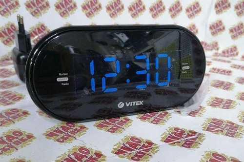 Часы радио будильник Vitek vt-6602 Вк юб