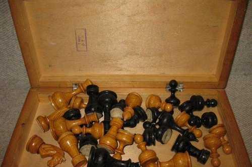 Шахматы СССР деревянные фигурки