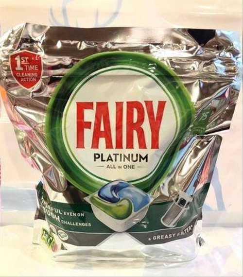 Таблетки для посудомойки Fairy Platinum 75 шт