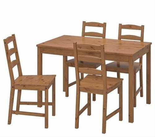 Обеденная группа IKEA йокмокк Стол и 4 стула
