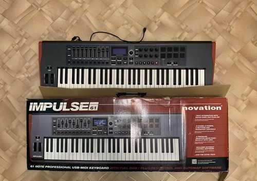 Midi-клавиатура novation impulse 61 в идеальном со