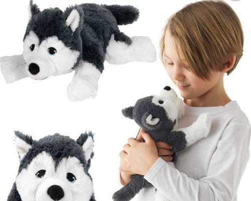 IKEA livlig ливлиг игршка щенки хаски 2 штуки