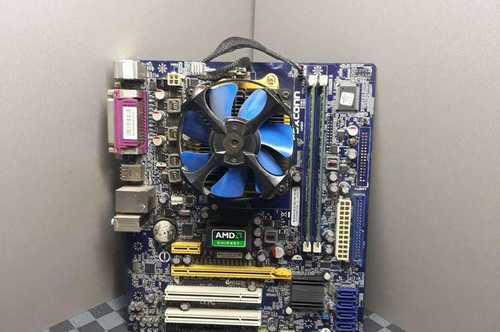 Комплект AM3 + AMD Athlon II x3 2.9GHz + 2Gb DDR3