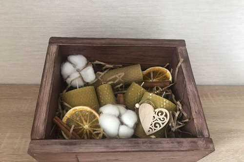 Набор медовых свечей