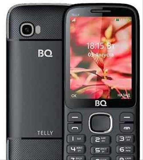 Сотовый телефон BQ 2808 telly, Black+Gray