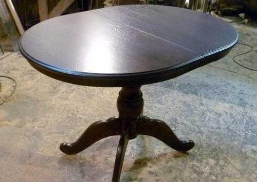 Круглый стол из массива любой размер и цвет