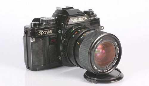 Фотоаппарат minolta X-700 + minolta MD zoom 28-70