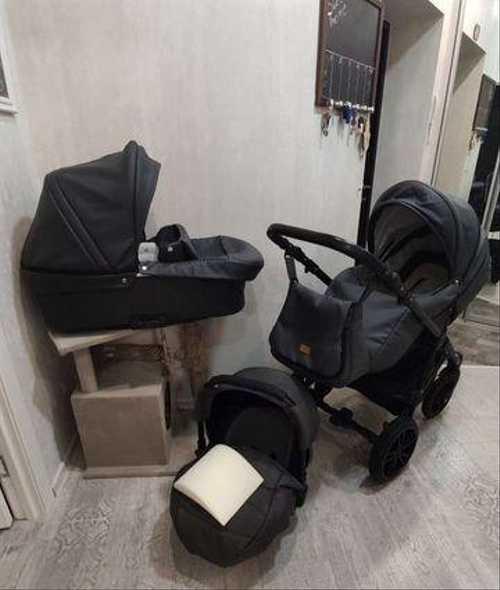 Коляска car baby polo 3в1 экокожа