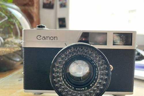 Плёночный фотоаппарат canon canonet