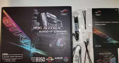 Материнская плата asus ROG strix B350-F