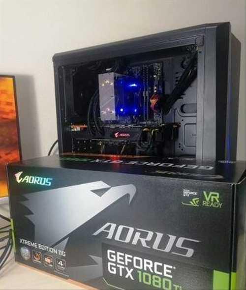 Видеокарта gigabyte GTX 1080Ti 11gb aorus XE