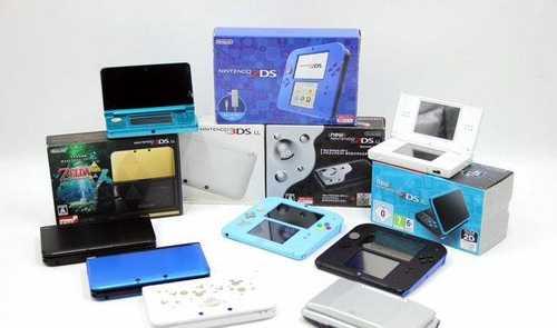 Игровые консоли Nintendo DS/2DS/3DS В ассортименте