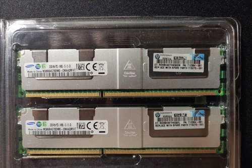 Серверная DDR3 32Gb 4Rx4 PC3-14900L HP