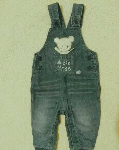 Полукомбинезон george 6-9мес +боди next