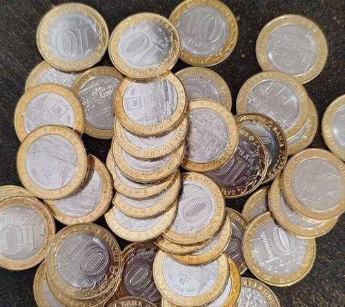 Монеты Биметалл 10рублей