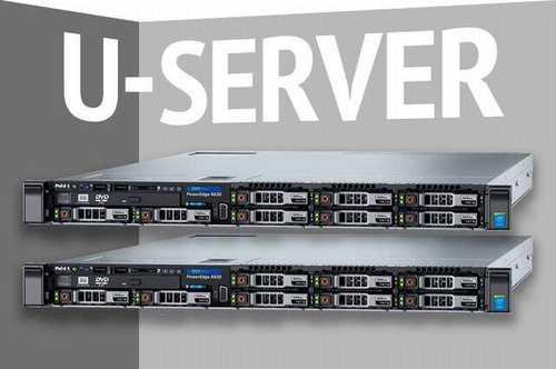 Сервер Dell R630 8SFF 2x2680v4 32Gb H730 2x750W