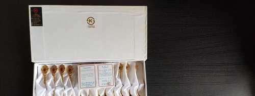 Набор золотых ложек “artisry”. Korea, New, 2 box