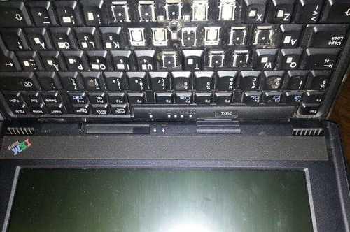 Раритетный ноут IBM ThinkPad 390X