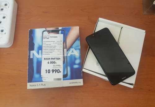 Новый смартфон Nokia 5.1 Plus Android One