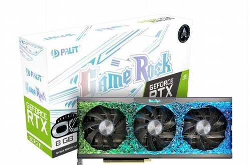 Видеокарты RTX 3070 ti Palit GameRock OC ростест