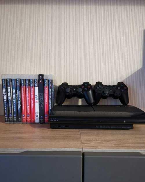 Sony PlayStation 3 500gb + 11 игр