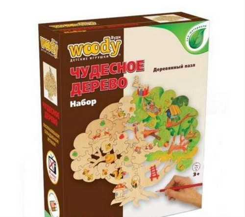 Деревянный конструктор Woody "Чудесное дерево"