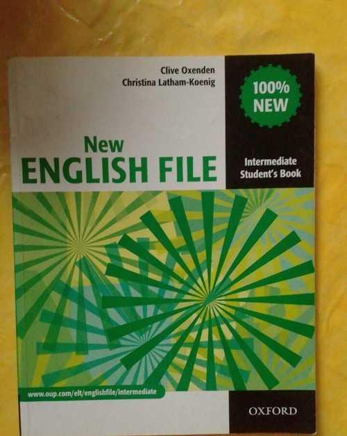 New English file Intermediate. Student's book. Clive Oxenden, Christina Latham-Koenig [Oxford] (+Audio) (2006).