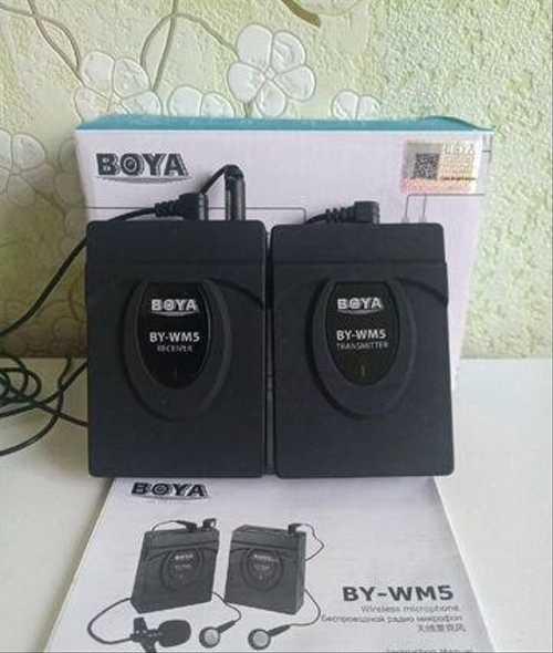 Беспроводной радиомикрофон boya BY-WM5