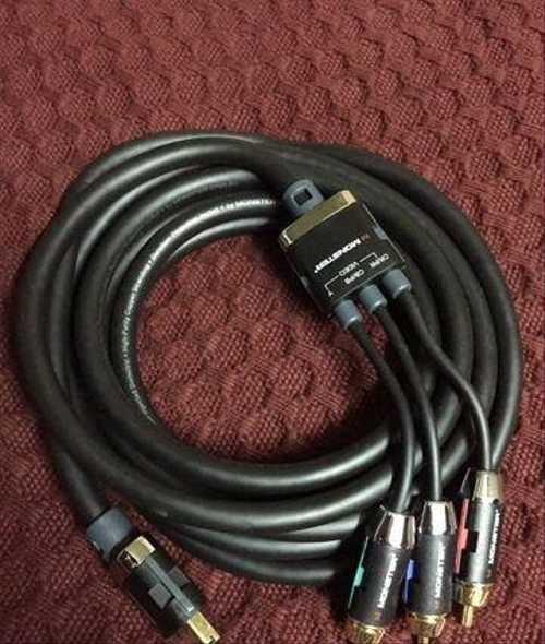 Компонентный кабель Monster для PS3 (3 м.)