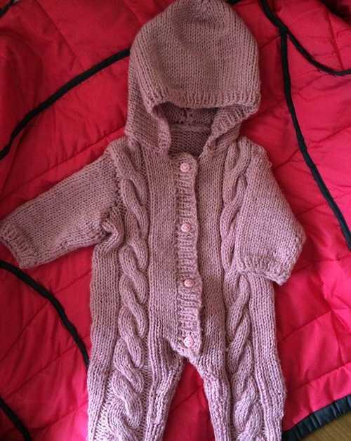 Вязаный комбинезон