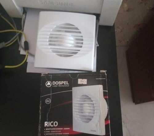 Вытяжной вентилятор Dospel rico 100 S 15 Вт