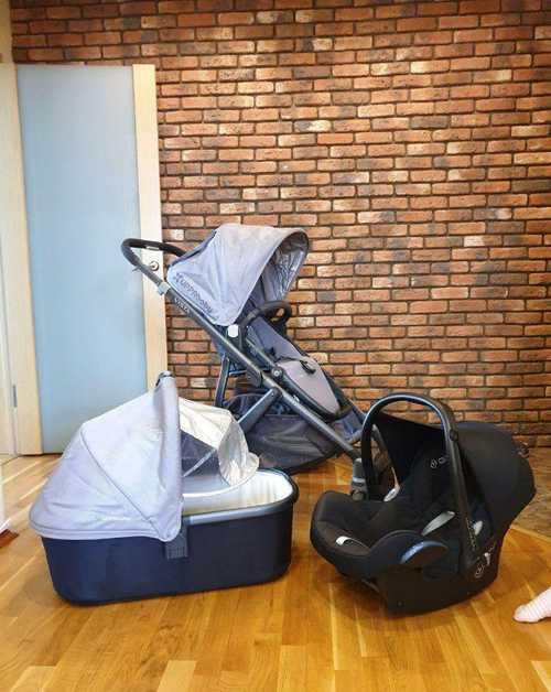 Коляска Uppababy vista 3в1, для погодок
