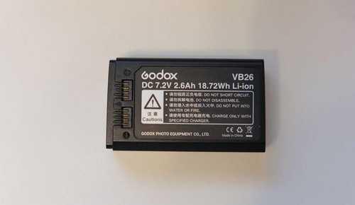 Аккумулятор Godox VB26 для Godox V1