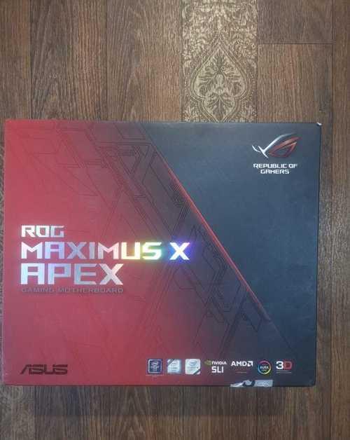 Связка Asus Maximus X Apex i7 8086k