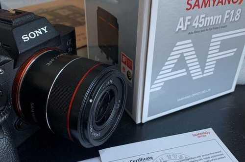 Samyang AF 45mm f1.8 FE