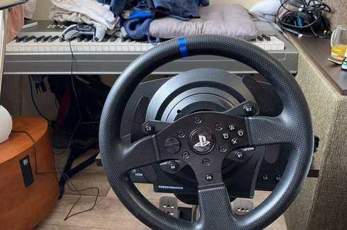 Руль thrustmaster t300 + T-LCM + стойка