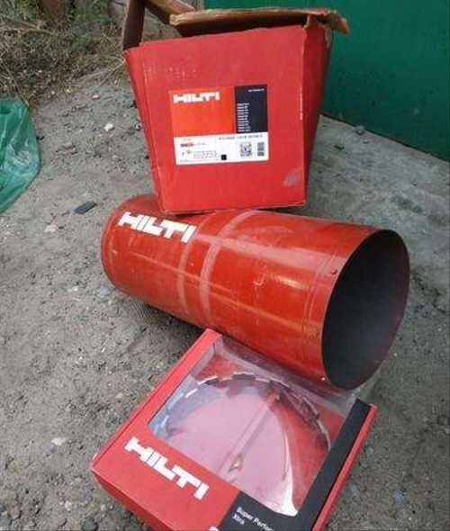 Алмазные буровые коронки Hilti 182мм и 52мм