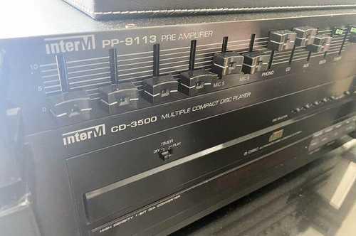 Inter-M pp-9113 и CD-3500